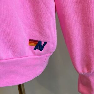 Aviator Nation | Tops | Aviator Nation Daydream Crew Sweatshirt Pink ...